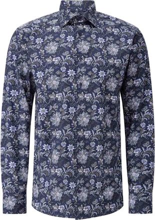 Eton Slim-Fit Hemd mit floralem Muster
