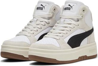 Puma Rebound Femme Mid SD Basket, White Black Frosted Ivory, 39 EU