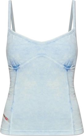 Diesel Femme, Tops, Bleu, Taille: 38 FR Blouses