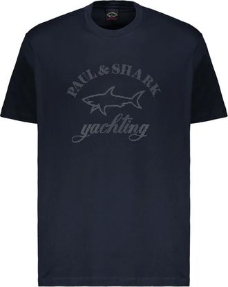 Paul & Shark Homme, Tops, Bleu, Taille: XL T-Chemises