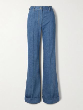 Adam Lippes Deeda Hoch Sitzende Jeans Mit Weitem Bein - Blau