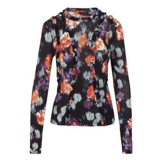 Ulla Johnson Femme, Tops, Multicolore, Taille: 38 FR Haut fleuri &agrave; volants
