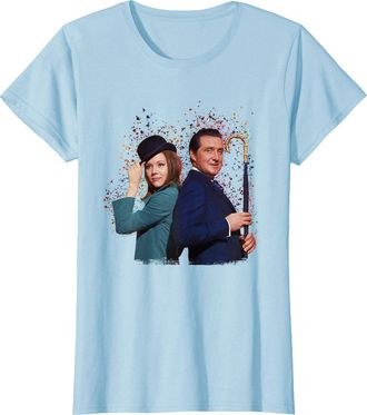 TV Times Diana Rigg und Patrick Macnee T-Shirt