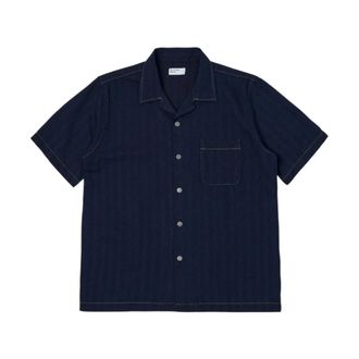 Universal Works Herren, Shirts, Blau, MGr&ouml;&szlig;e