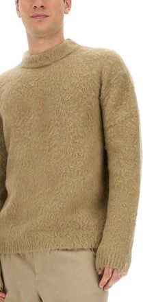 Acne Studios Wool-Mohair Blend Sweater - Beige
