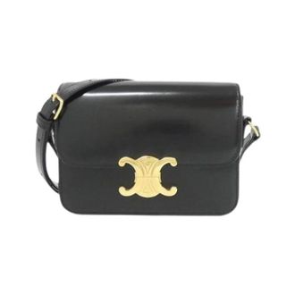 Celine Pre-owned Teen Triomphe Calf Shoulder Bag - - Pre-owned - Damen - Schwarzk - ONE SIZE