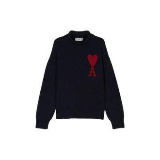 Ami Coqueline Montpellier Rundhals-Strick - - Knitwear - Damen - Schwarzk - M
