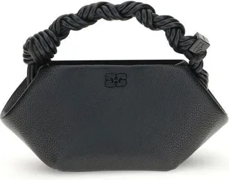 Ganni Femme, Sacs, Noir, Taille: ONE Size Sac à main Bou Mini Granuleux