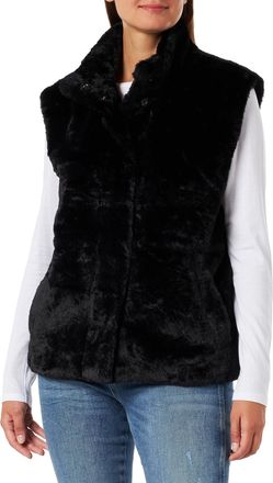 Vero Moda VMSONJAPOPPY Faux FUR Waistcoat BOOS