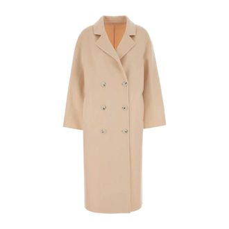 Loulou Studio Femme, Manteaux, Beige, Taille: 38 FR Borneo Coat