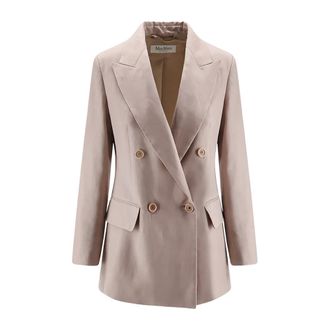 Max Mara Femme, Vestes, Beige, Taille: 36 FR Giacca Mxsfeltro