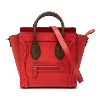 Celine Pre-owned Luggage Tote - Femme - Pre-owned - Rouge - Taille: ONE Size