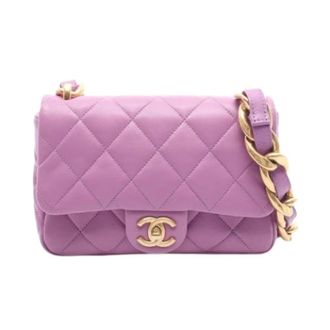 Chanel Sac bandouli&egrave;re Pre-owned - Femme - Pre-owned - Violet - Taille: ONE Size