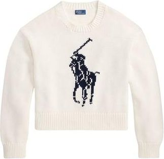 Polo Ralph Lauren Pull court motif en coton