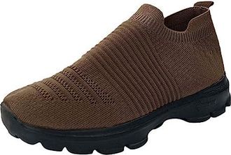 Generic Chaussures d&eacute;contract&eacute;es pour femme | Baskets en maille respirante - Chaussures de course &agrave; pied - Chaussures de sport respirantes - L&eacute;g&egrave;res et antid&eacute;