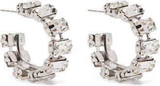 Forte_Forte Hoop Earrings With Crystals 13680myjewel