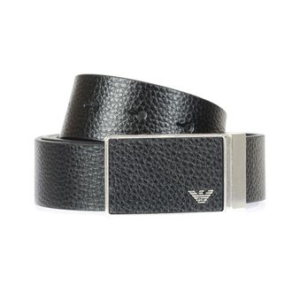 Emporio Armani Homme, Accessoires, Noir, Taille: ONE Size Y4S225 Reversible Belt