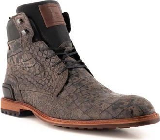Floris Van Bommel Herren Schuhe braun Leder
