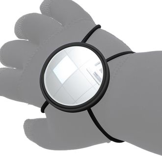 Generico Handspiegel zum Tauchen, Verstellbarer und tragbarer Spiegel mit Gurt, für Sicherheit, zum Driften, Schnorcheln, Höhlentauchen und Überlebensschwimmen