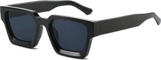 Generic Lunettes De Soleil &Agrave; Monture Carr&eacute;e &Agrave; La For Hommes Et Femmes, Lunettes De Soleil De Sport De Conduite UV400(Black)