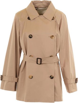 Max Mara Femme, Manteaux, Beige, Taille: 38 FR Calle Trench