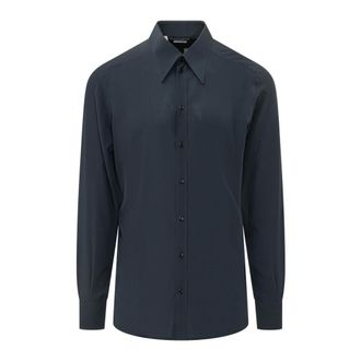 Dolce & Gabbana Homme, Chemises, Bleu, Taille: 2XL Camicia