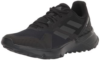 adidas Herren Terrex Soulstride Trail Running Shoes, Core Black/Carbon/Grey Six, 42 2/3 EU
