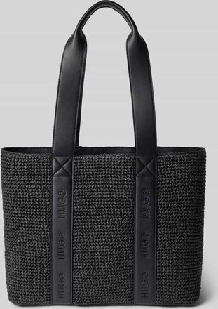 HUGO BOSS Henkeltasche in Bast-Optik Modell BECKY