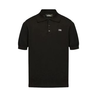 Dsquared2 Baumwoll-Polohemd - - Tops - Herren - Schwarzk - XL