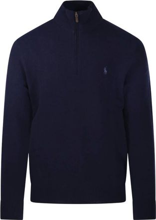 Ralph Lauren Pull &agrave; demi-zip - Homme - Sweatshirts et sweats &agrave; capuche - Bleu - Taille: L