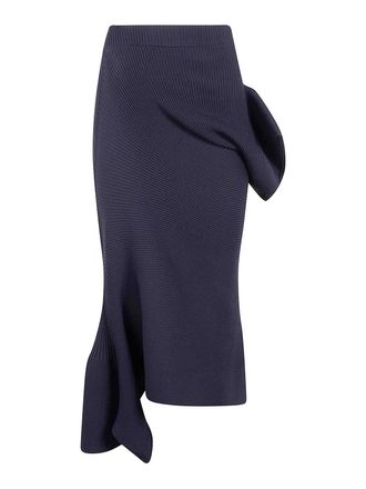 Issey Miyake Jupe Midi - Noir