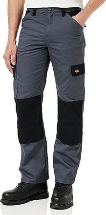 Dickies Everyday Pants Pantalon de Travail Homme, Gris et Noir, 28W / 34L