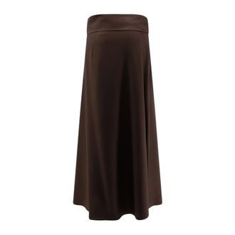 Alysi Femme, Jupes, Brun, Taille: 38 FR Jupe Midi