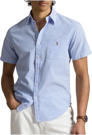 Polo Ralph Lauren Homme, Chemises, Bleu, Taille: M Woven Sport Shirt