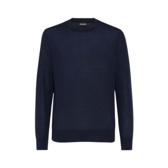 Dsquared2 Maille ras du cou - Homme - Pulls - Bleu - Taille: M
