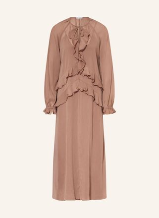 Mrs & Hugs Mrs & Hugs Musselinkleid Mit Volants beige