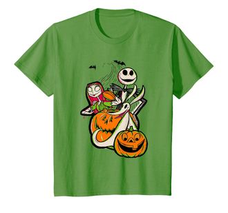 Disney The Nightmare Before Christmas Group With Pumpkin T-Shirt