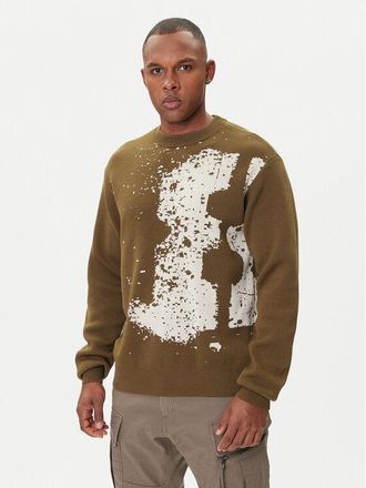 G-Star Raw Pullover Sprayed 89 D27772-D488 Gr&uuml;n Relaxed Fit