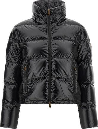 Moncler Womens Black Polyamide Full-Length Jacket Clothing