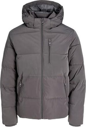 Jack & Jones Jjeowen Puffer Sn, Castlerock, S, Gris, S