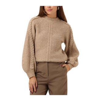 Object Brauner Strickpullover f&uuml;r Frauen - - Knitwear - Damen - Braun - XL