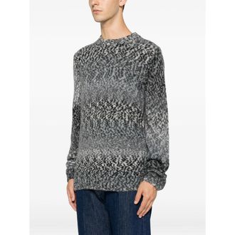 Dondup Intarsia Knit Sweater - Gray