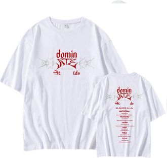 Generic Dominate Album Tshirts Vintage Shirts 2025 World Tour Cotton Tee(A,2XL)