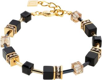Coeur de Lion Armband - GeoCUBE Armband Onyx - Gr. ONE SIZE - in Schwarz - f&uuml;r Damen