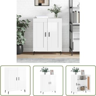 vidaXL Maison Exclusive Sideboard Hochglanz-Wei&szlig; 69,5x34x90 cm