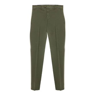 BRIGLIA 1949 Stretch Baumwollhose - - Trousers - Herren - Gr&uuml;n - S