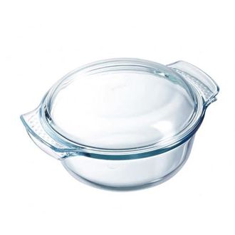 Pyrex 118000 Kasserolle, rund 32 cm, 4,9 L 5010762002230 transparent