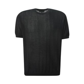 Emporio Armani Herren, Strickwaren, Schwarzk, SGr&ouml;&szlig;e