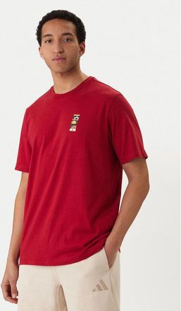 adidas T-Shirt Memories Of Sport Poster Graphic KB2508 Rot Regular Fit