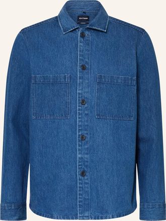 Olymp Jeans-Overshirt blau